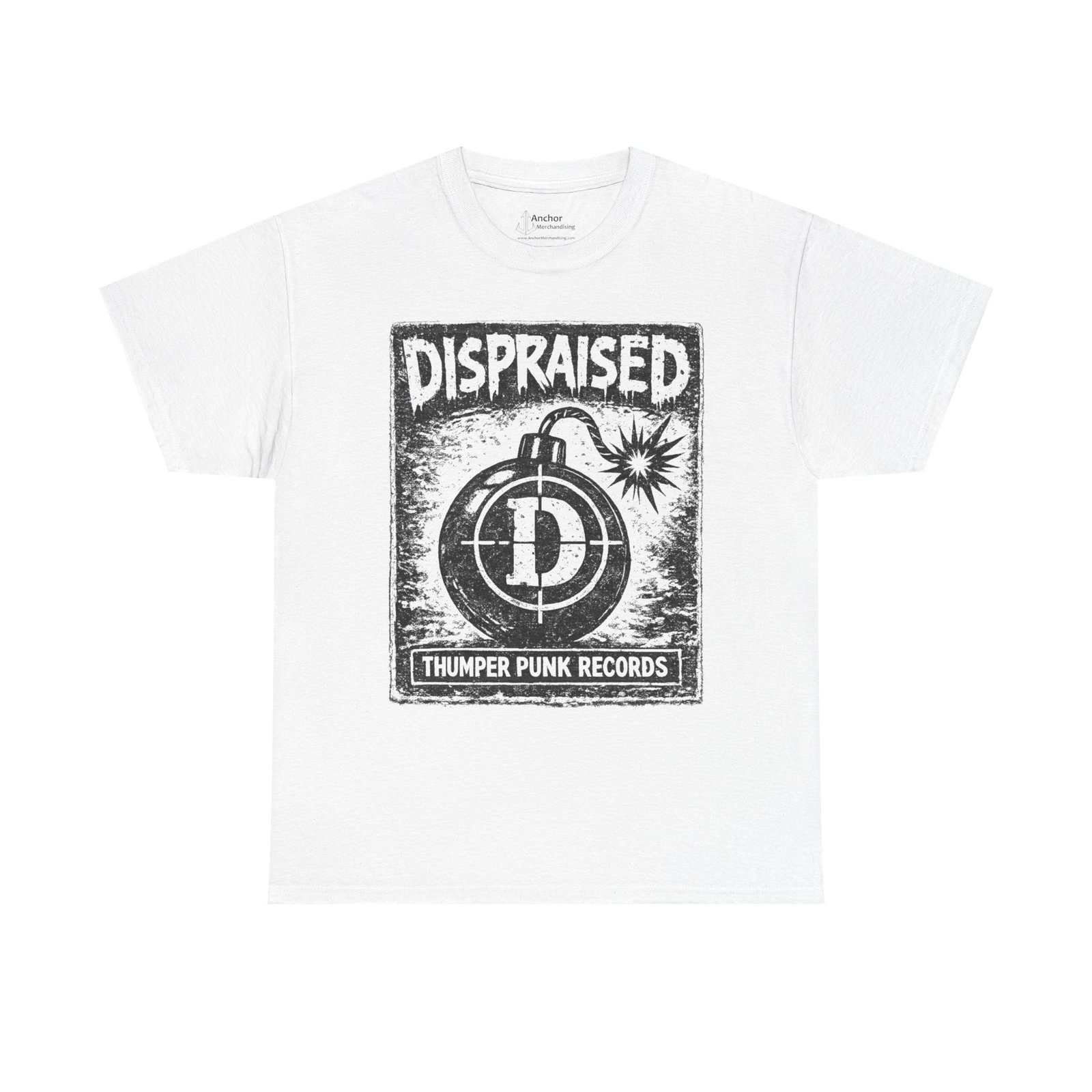 Dispraised – Thumper Punk Records Short Sleeve T-shirt - Anchor ...
