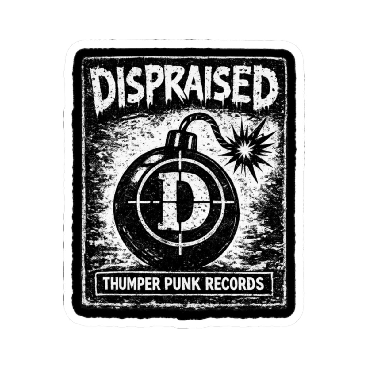 Dispraised – Thumper Punk Records Die Cut Stickers - Anchor Merchandising